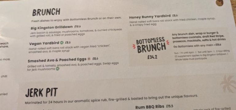 Turtle Bay Bottomless Brunch Review - Brunch or Breakfast?